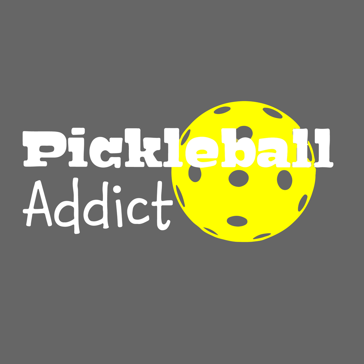 Pickleball Addict | Pickleball Car Decal And Pickleball Sticker | Dink ...